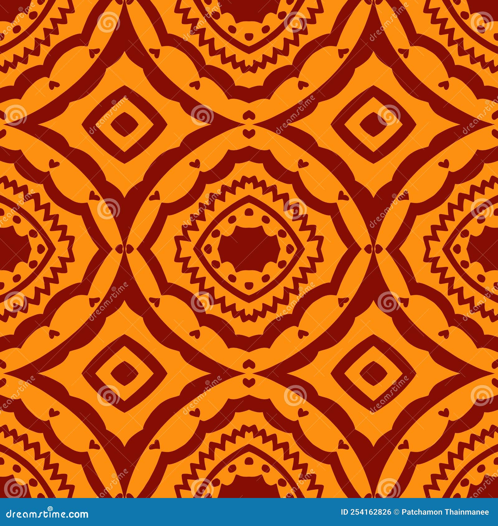 Digitally Hand Drawn Beautiful Patterns for Card Making or Textile ...