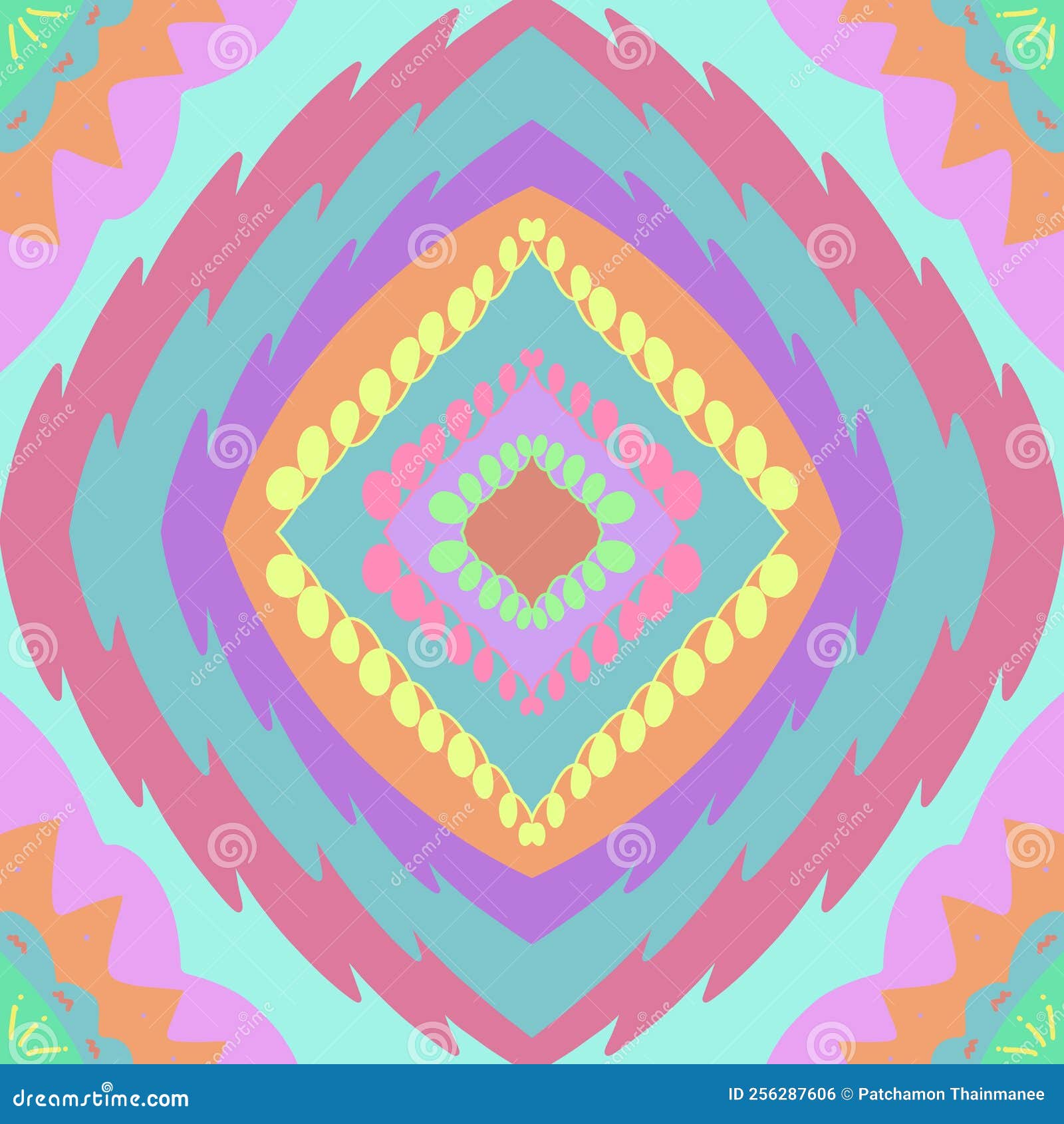 Digitally Hand Drawn Beautiful Patterns for Card Making or Textile ...