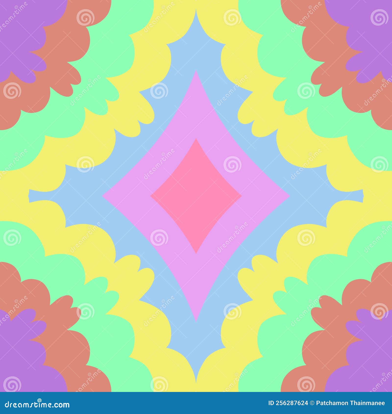 Digitally Hand Drawn Beautiful Patterns for Card Making or Textile ...