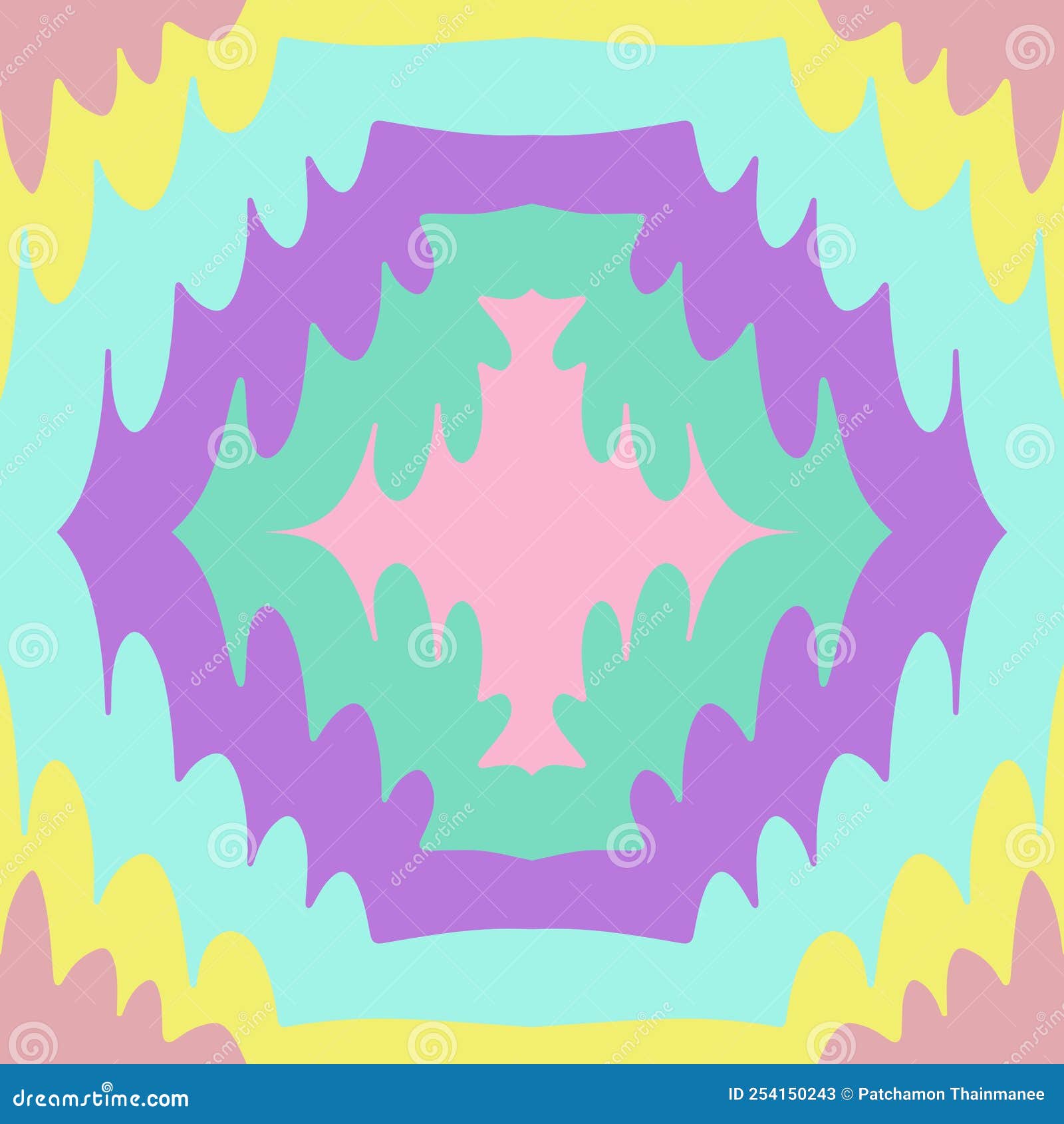 Digitally Hand Drawn Beautiful Patterns for Card Making or Textile ...