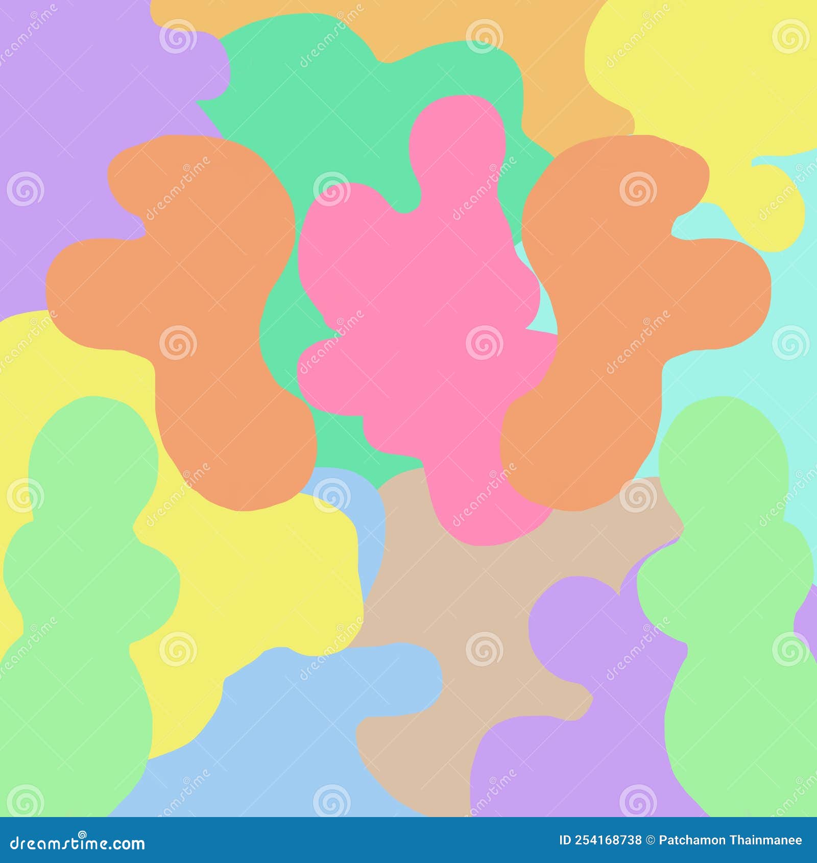 Digitally Hand Drawn Beautiful Patterns for Card Making or Textile ...