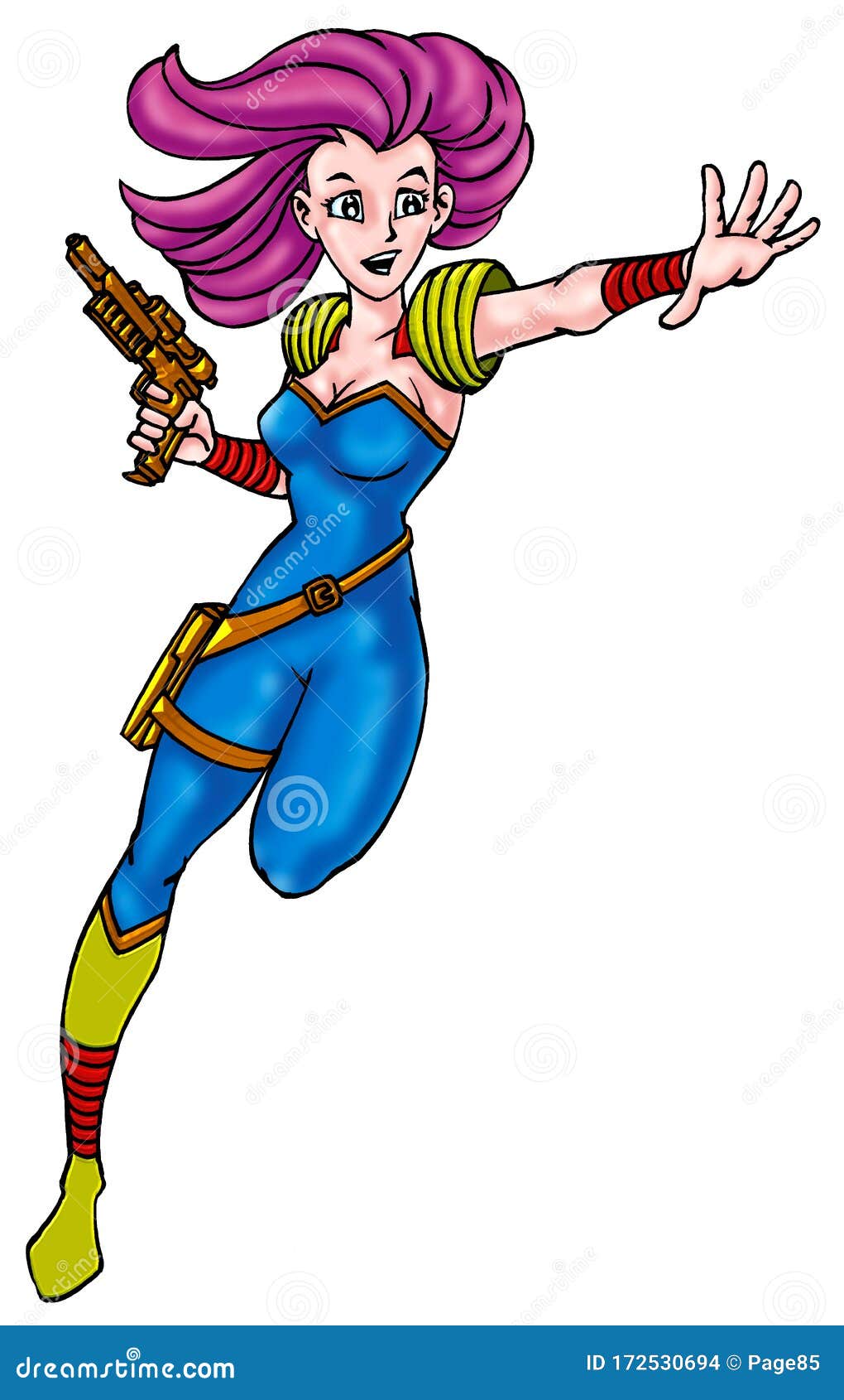 Anime Warriors Cartoon Vector | CartoonDealer.com #33918225