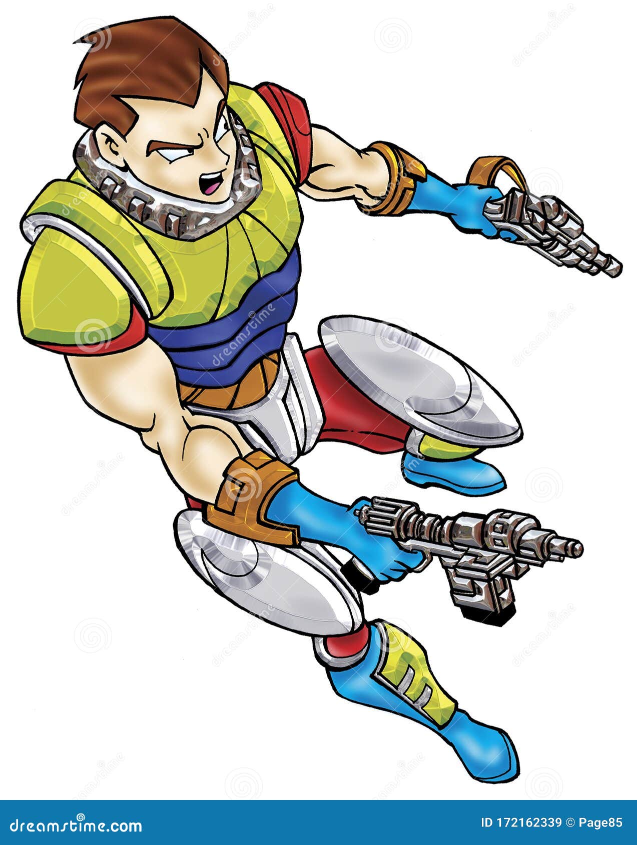 Anime Warriors Cartoon Vector | CartoonDealer.com #33918225