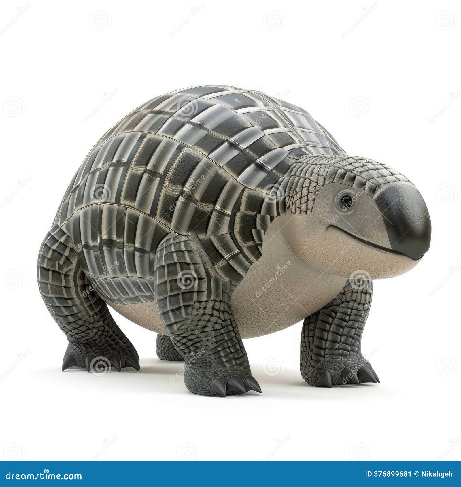 Glyptodon Prehistoric Armadillo Silhouette Extinct Mammal Animal Vector ...