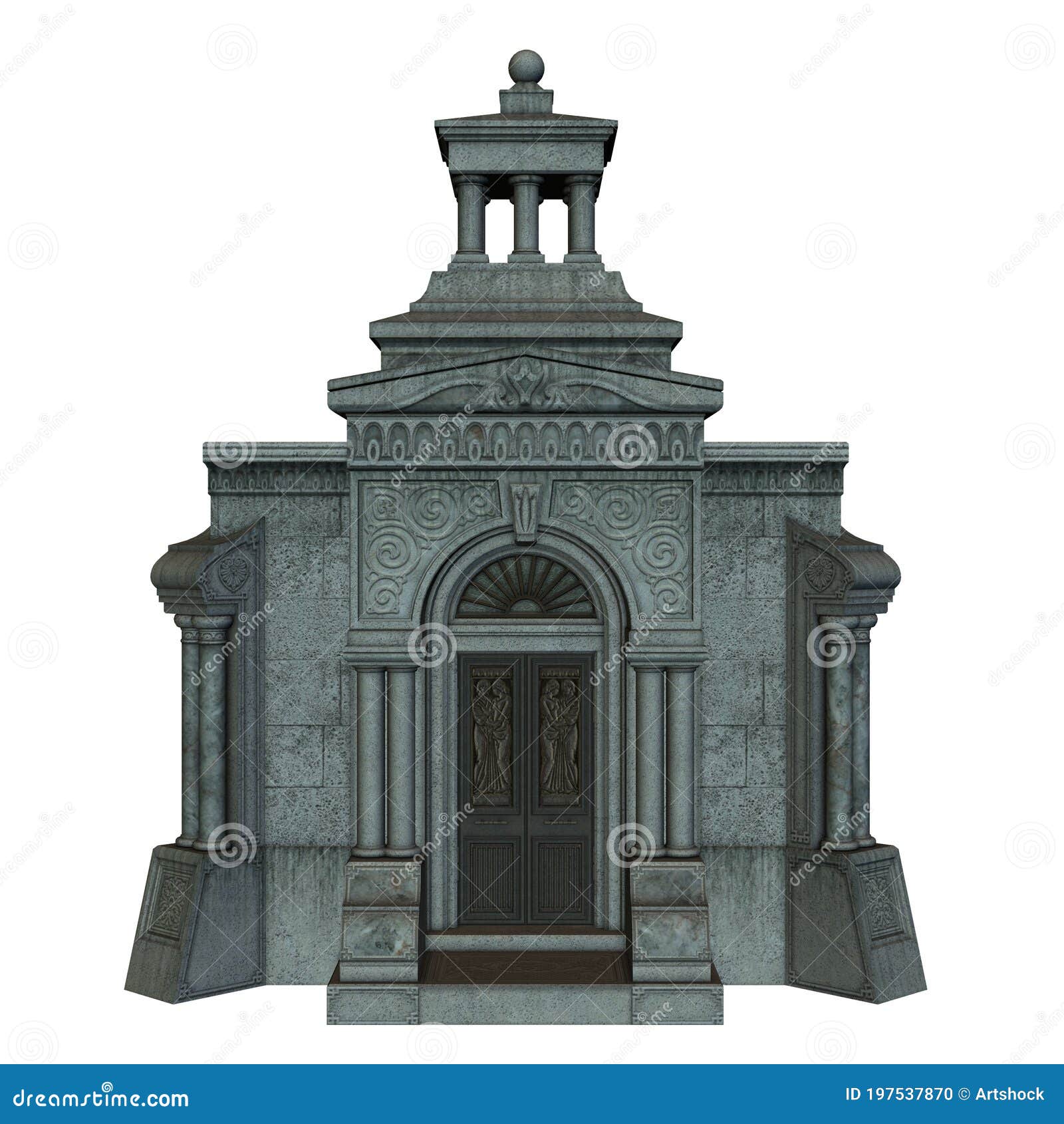 Gothic Crypt With Bones Stock Photo | CartoonDealer.com #33311700