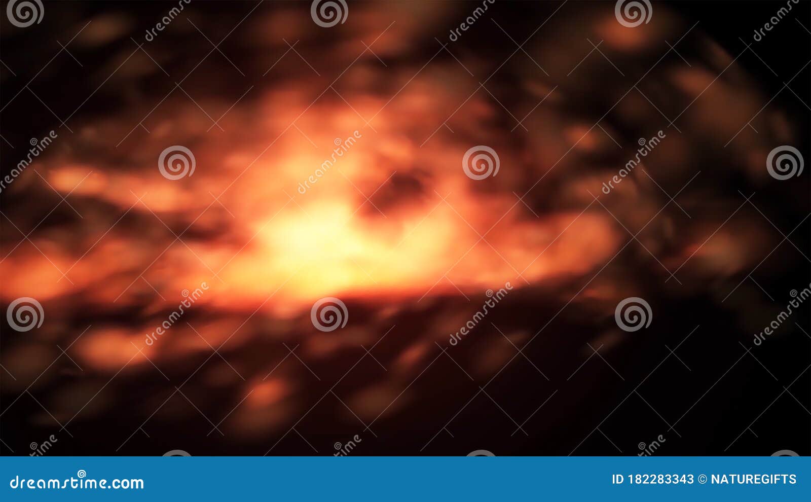 Digitally Rendered Realistic Fire Effect Stock Image - Image of burst ...