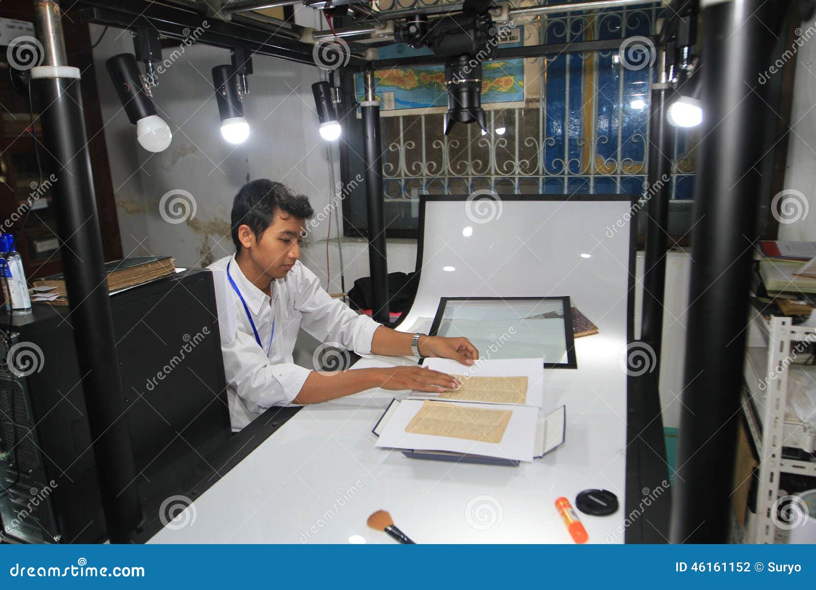 Digitization of Ancient Manuscripts Editorial Photography - Image of ...