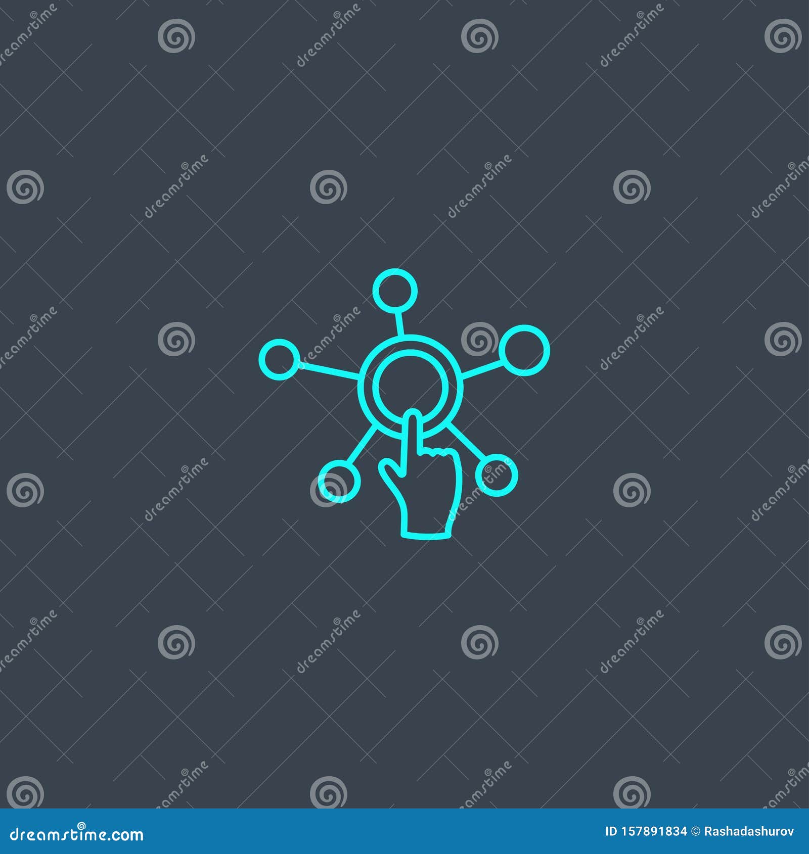 Digitization Concept Blue Line Icon Stock Vector - Illustration of ... Digitization Concept Blue Line Icon Stock Vector - Illustration of ...