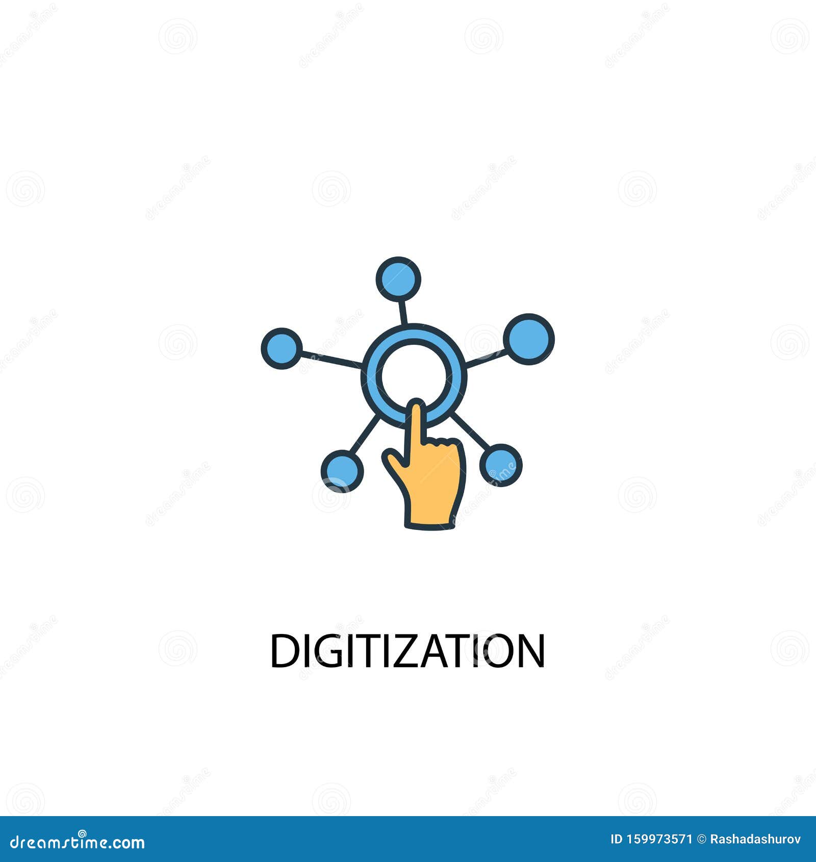 Digitization Concept 2 Colored Line Icon Stock Vector - Illustration of ... Digitization Concept 2 Colored Line Icon Stock Vector - Illustration of ...
