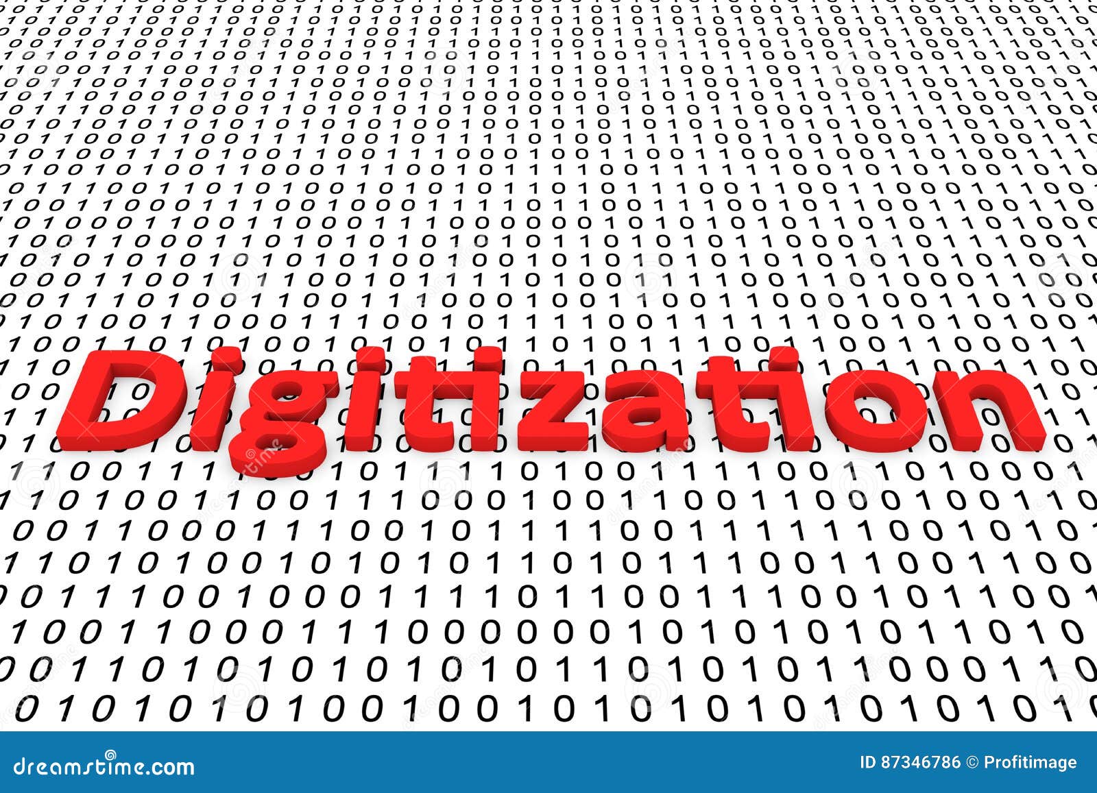Digitization stock illustration. Illustration of binary - 87346786