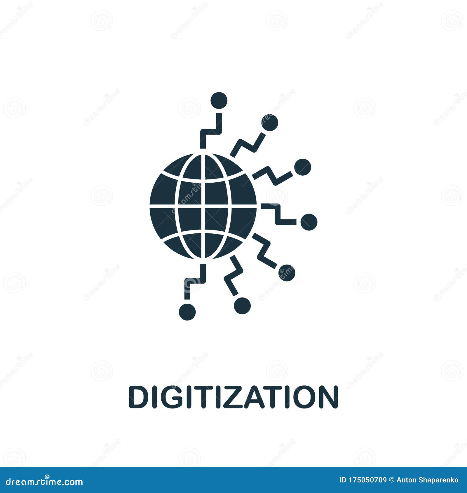 Digitization Icon. Simple Element From Digital Disruption Collection ... Digitization Icon. Simple Element From Digital Disruption Collection ...