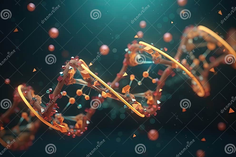 Digitized DNA molecule. stock illustration. Illustration of gene ... Digitized DNA molecule. stock illustration. Illustration of gene ...
