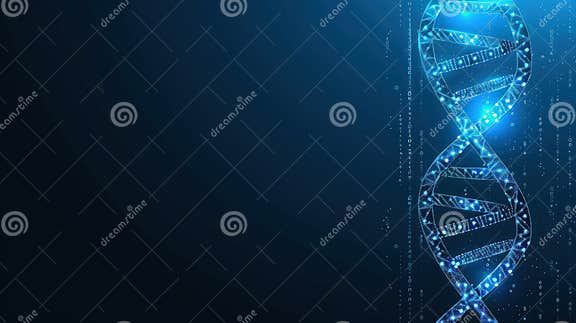 Digitized DNA molecule. stock illustration. Illustration of helix ... Digitized DNA molecule. stock illustration. Illustration of helix ...