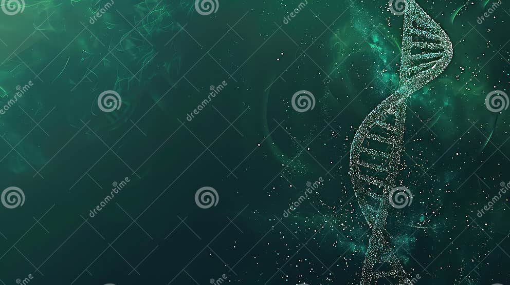 Digitized DNA molecule. stock image. Image of abstract - 309916387