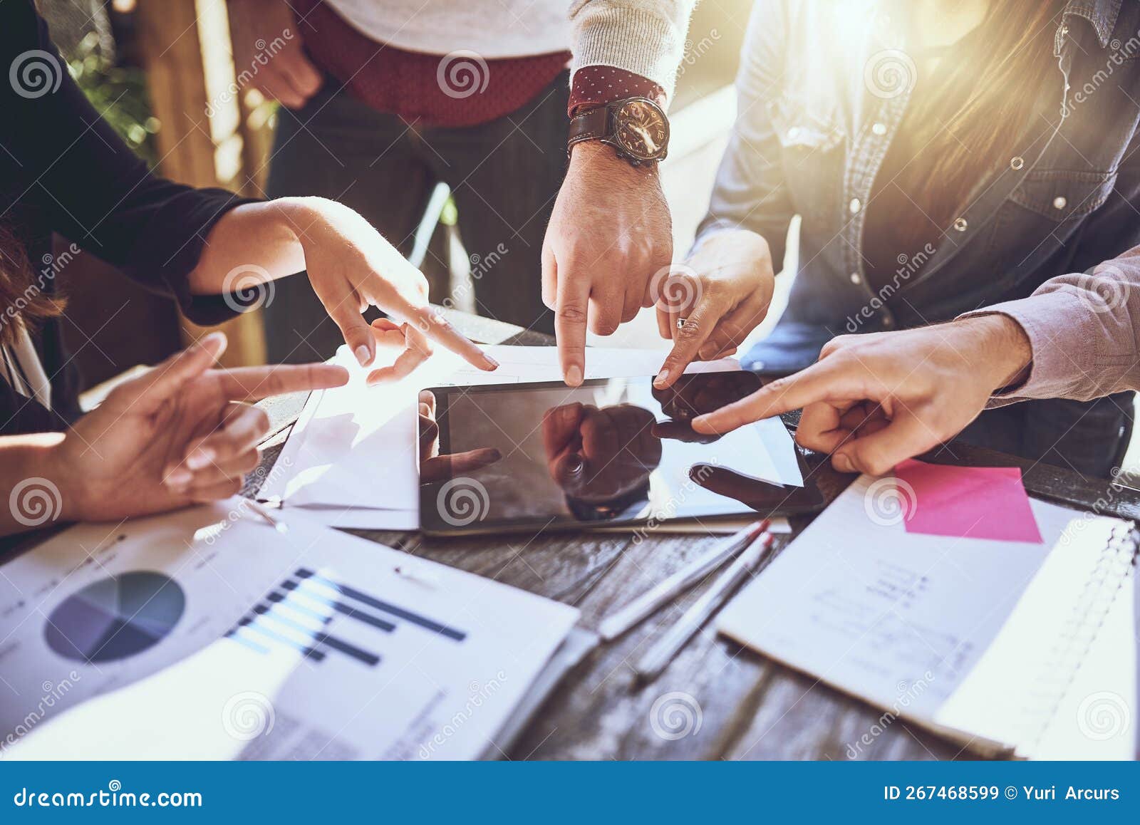Digitizing Data Discussions. a Team of Colleagues Using a Digital ...