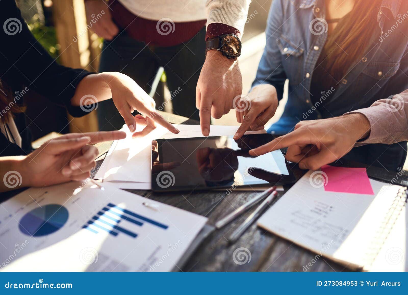 Digitizing Data Discussions. a Team of Colleagues Using a Digital ...