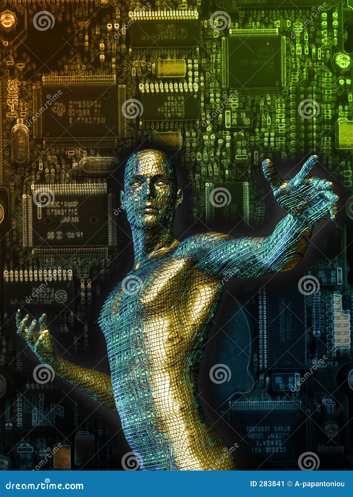 Digitrom stock illustration. Illustration of hard, communication - 283841