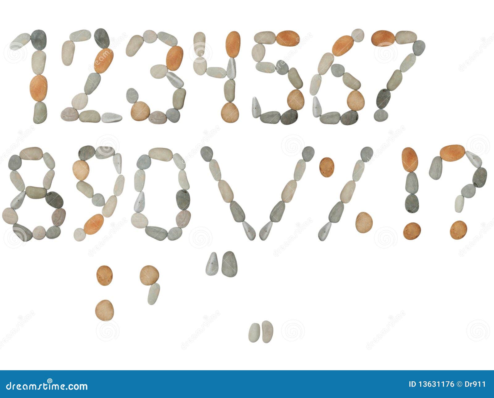 Digits stock illustration. Illustration of school, characters - 13631176