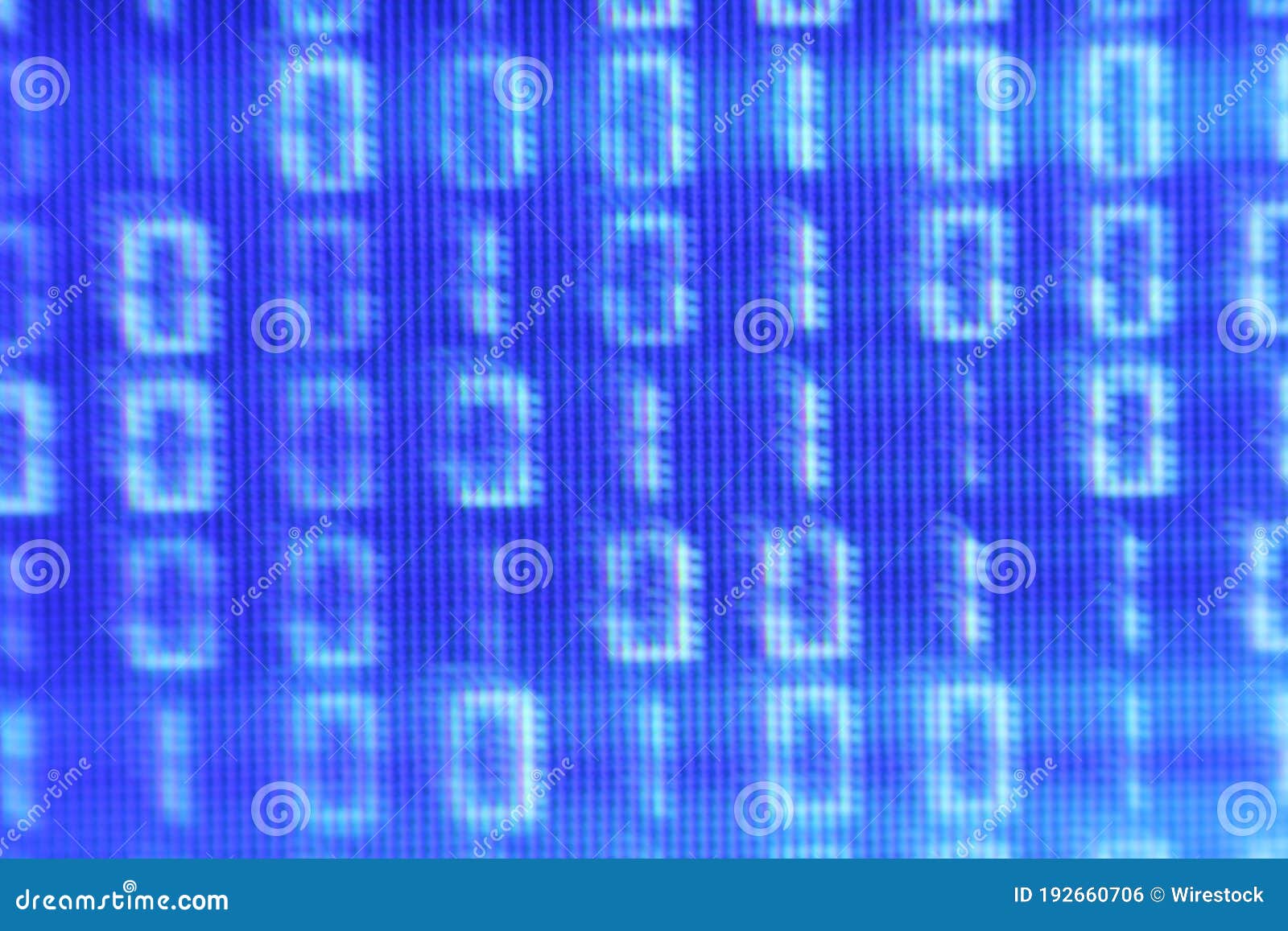 Digits 0 and 1 on a Blue Background Stock Photo - Image of technology ...