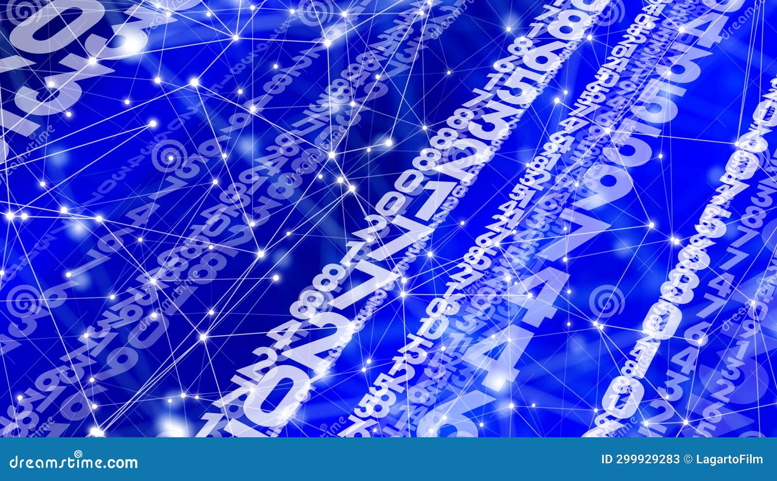 Digits Connected Lines Counting Algorithm For Numerical Data Sequencing And Statistical Analysis