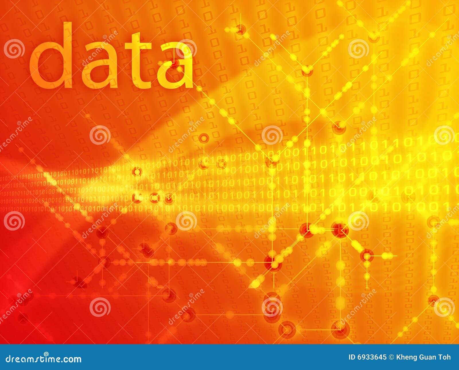 Digits data illustration stock illustration. Illustration of background ...