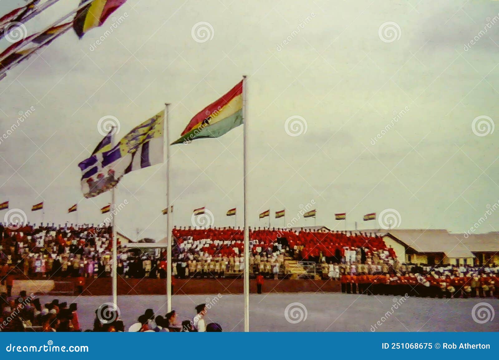 Dignitaries and VIPs in Attendance at an Independence Parade in Accra ...