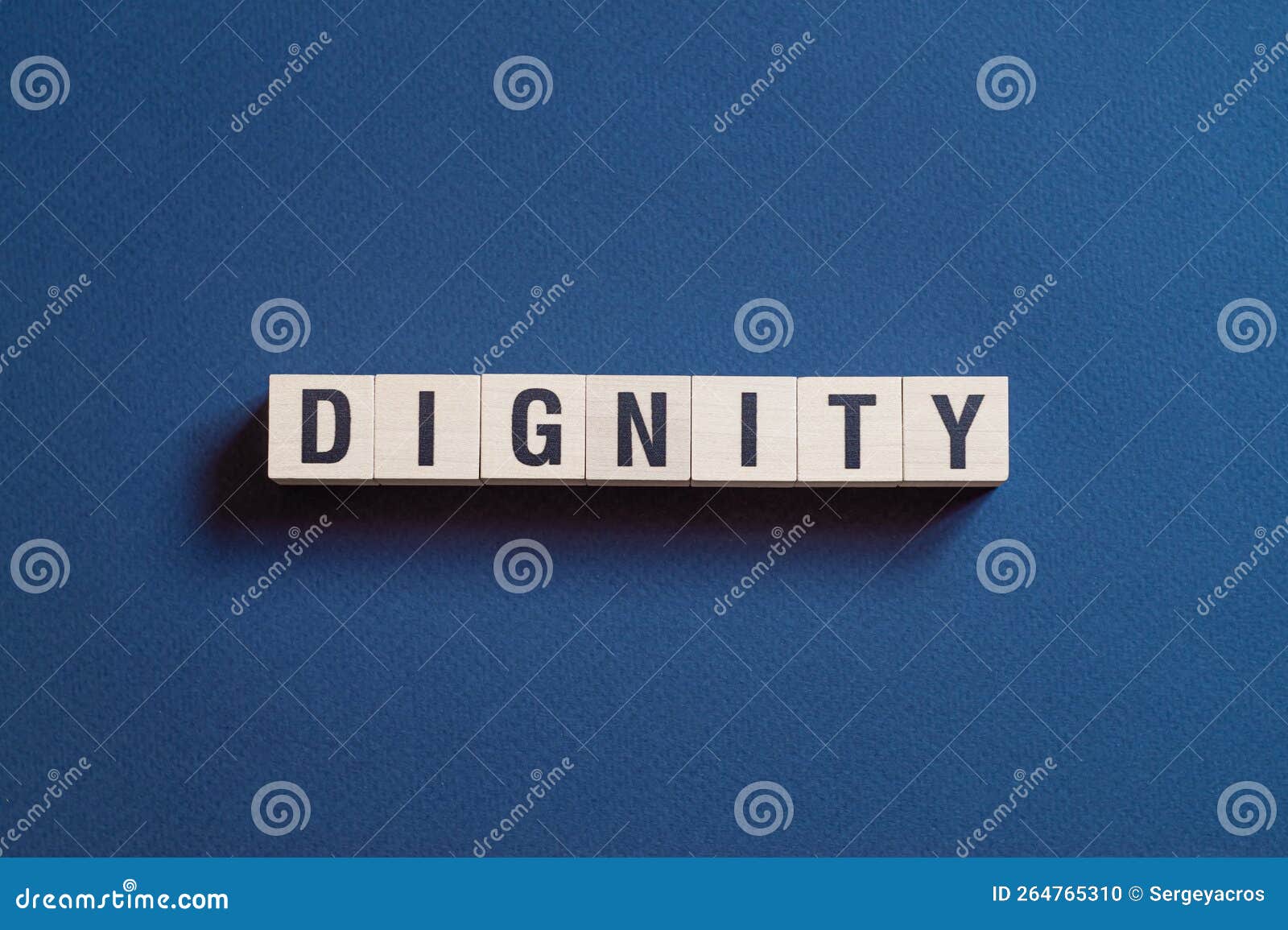 Dignity - Word Concept on Cubes Stock Photo - Image of wood, integrity ...
