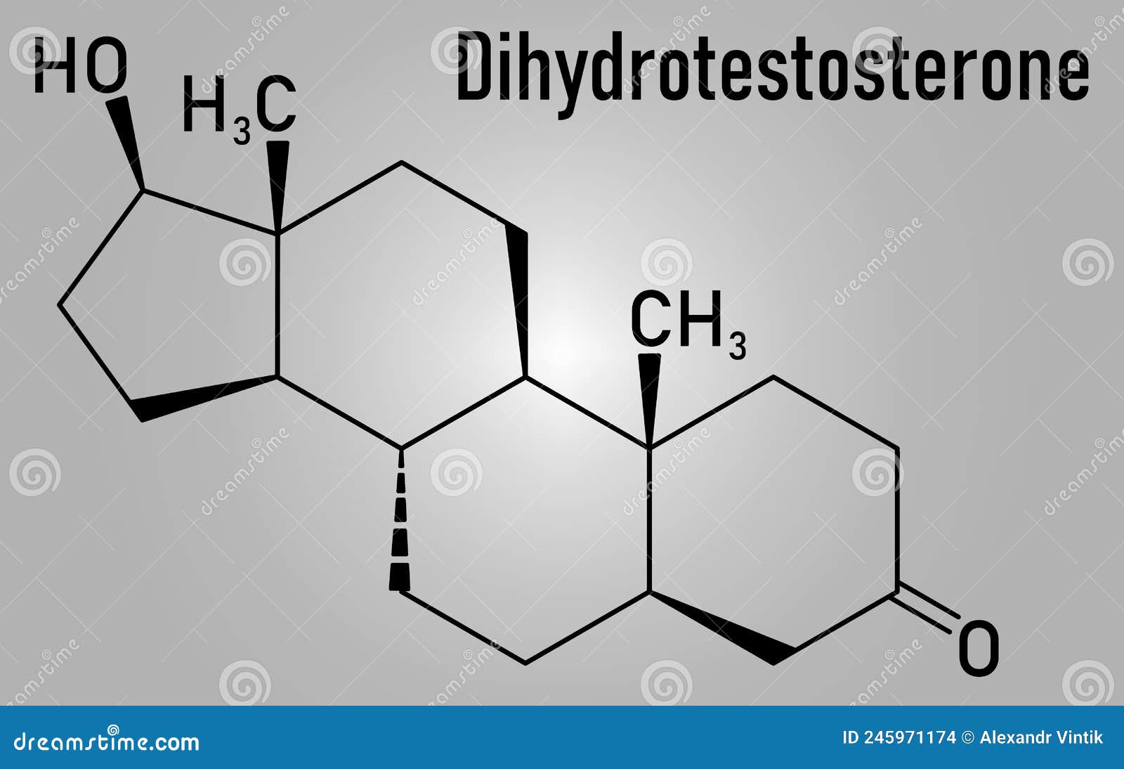 Dihydrotestosterone, Endogenous Androgen Sex Steroid And Hormone ...