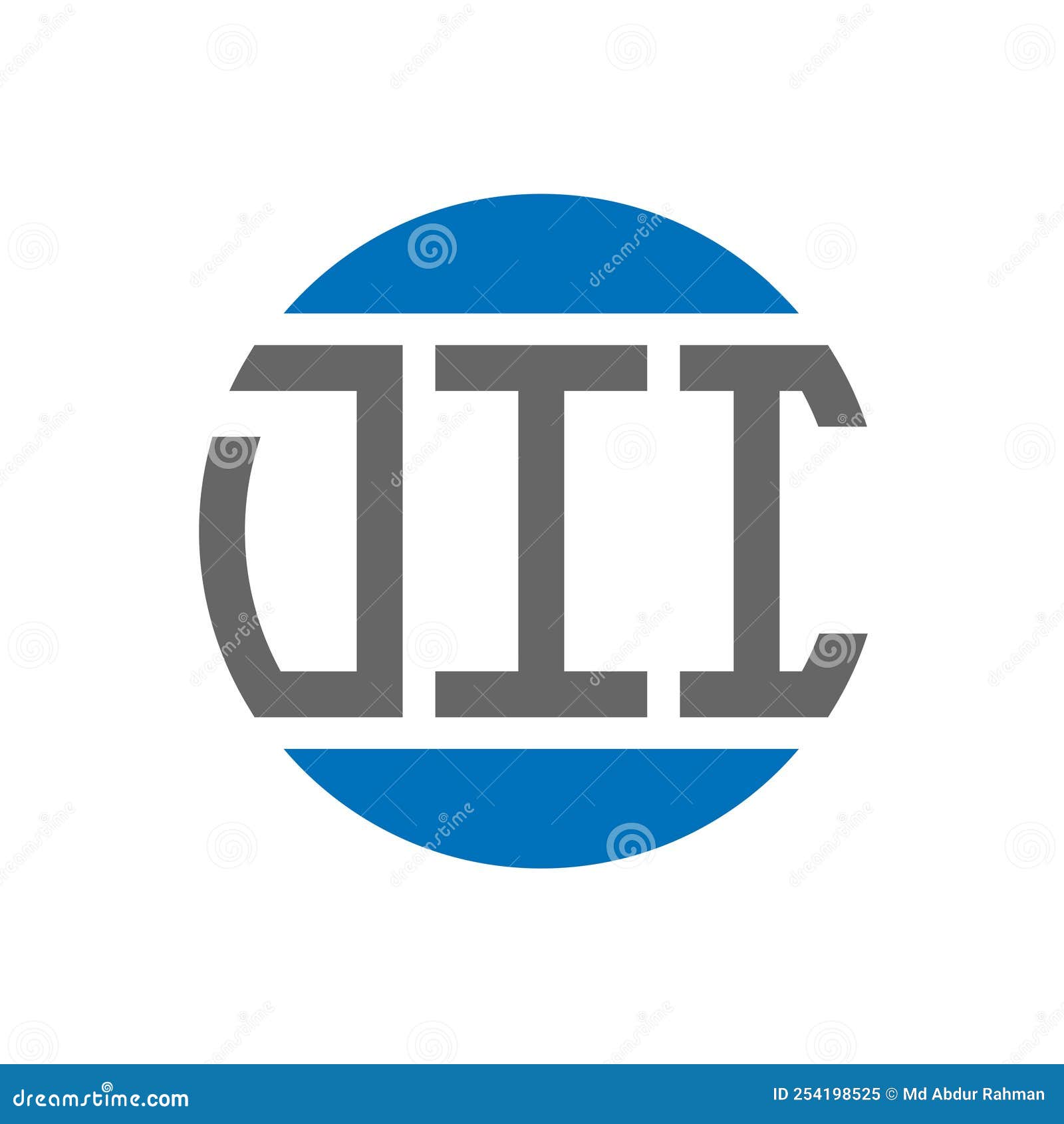 DII Letter Logo Design on White Background. DII Creative Initials ...