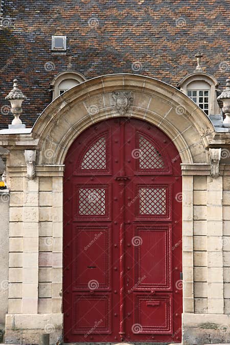 Dijon door stock image. Image of city, europe, detail - 7104529