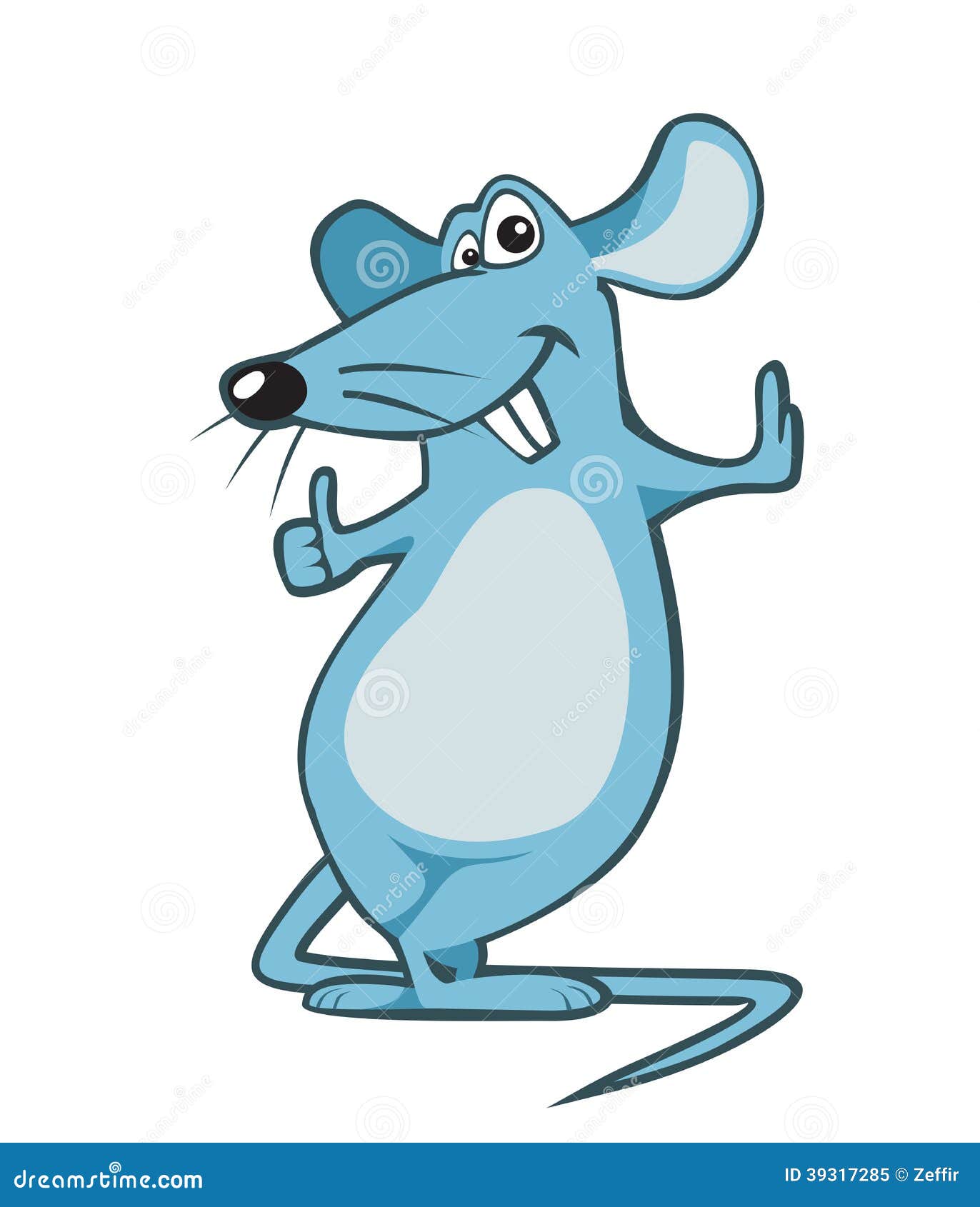 Dikke grappige muis vector illustratie. Illustration of goed - 39317285