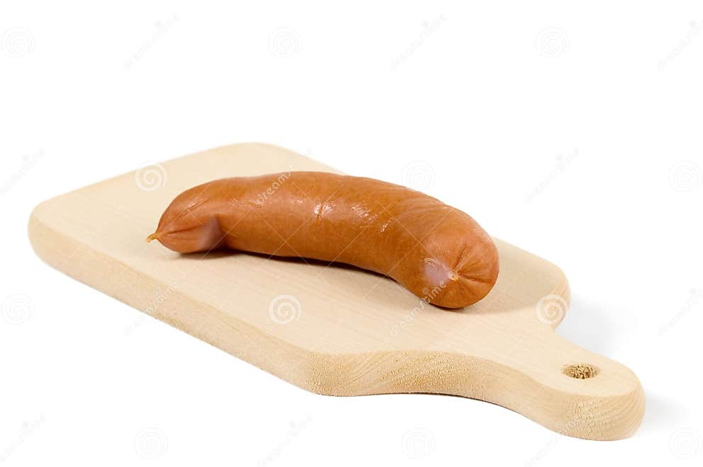 Dikke worst van vlees stock afbeelding. Image of koken - 35140061