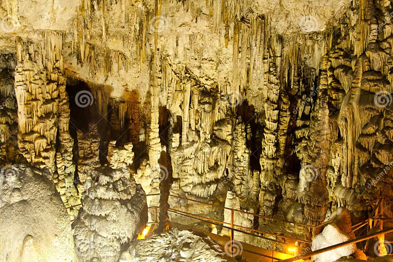 Dikteo Andro Cave stock image. Image of cretan, rock - 14644047