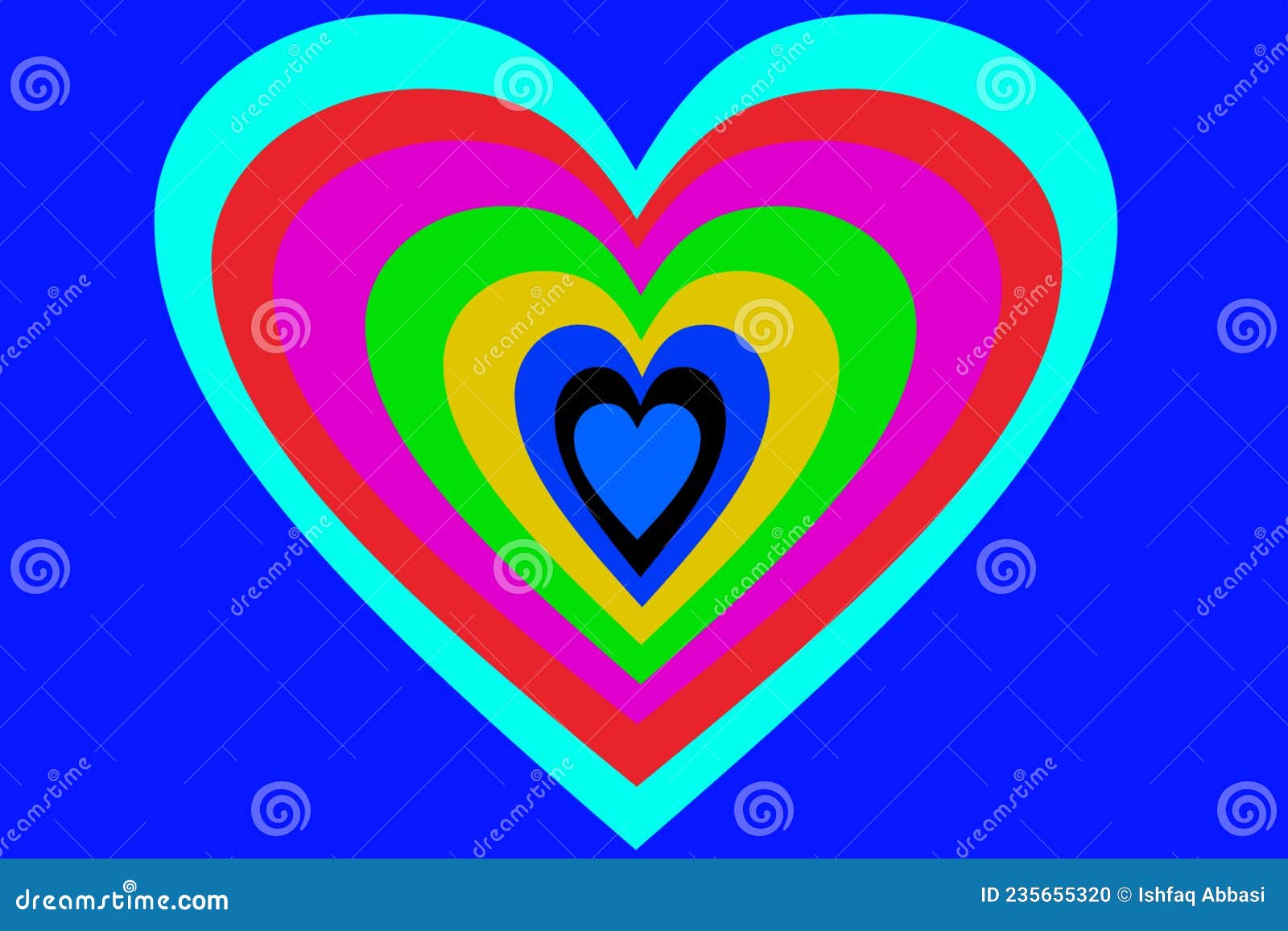 Dil Colourful Hd Wallpapers for Pc 4k Stock Illustration - Illustration ...