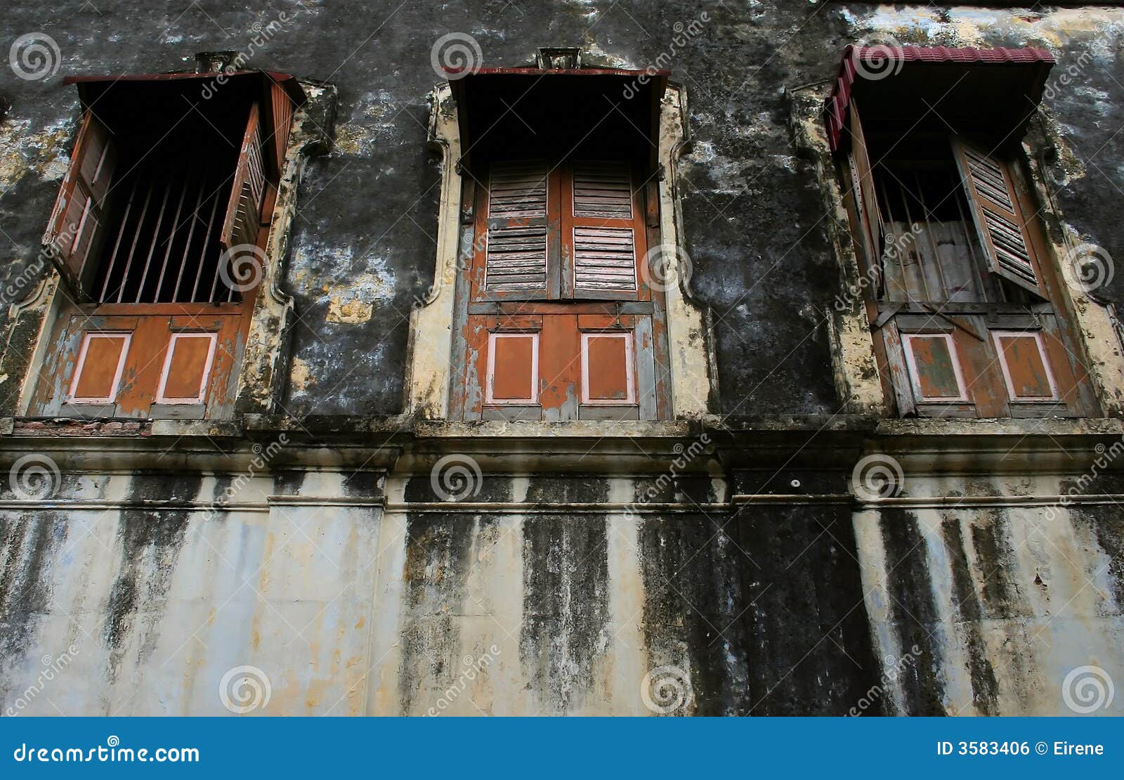Dilapidated building stock photo. Image of damp, antique - 3583406