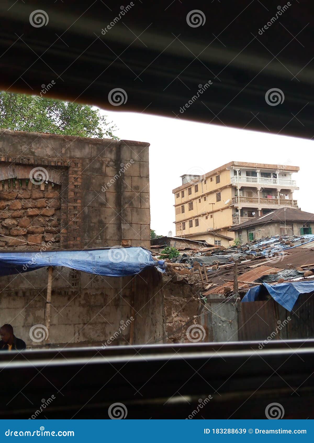 Dilapidated Buildings, Old Building, Stock Image - Image of street ...