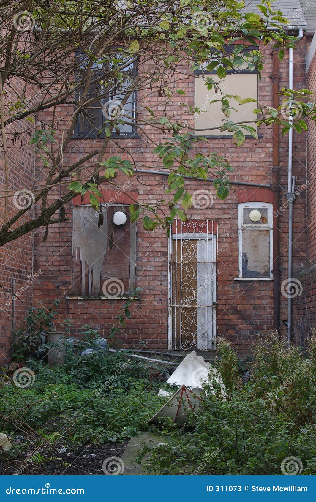 Dilapidated House 01 stock image. Image of unkempt, house - 311073