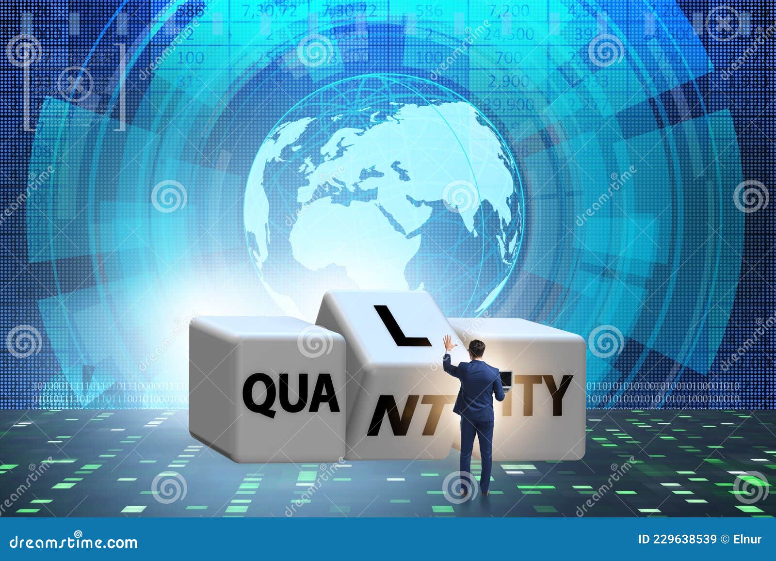 Quantity Vs Quality Road Signs Stock Illustration | CartoonDealer.com ...