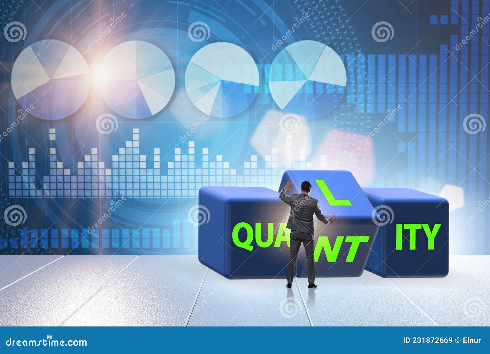 Dilemma of Quantity Versus Quality Stock Image - Image of quality ...