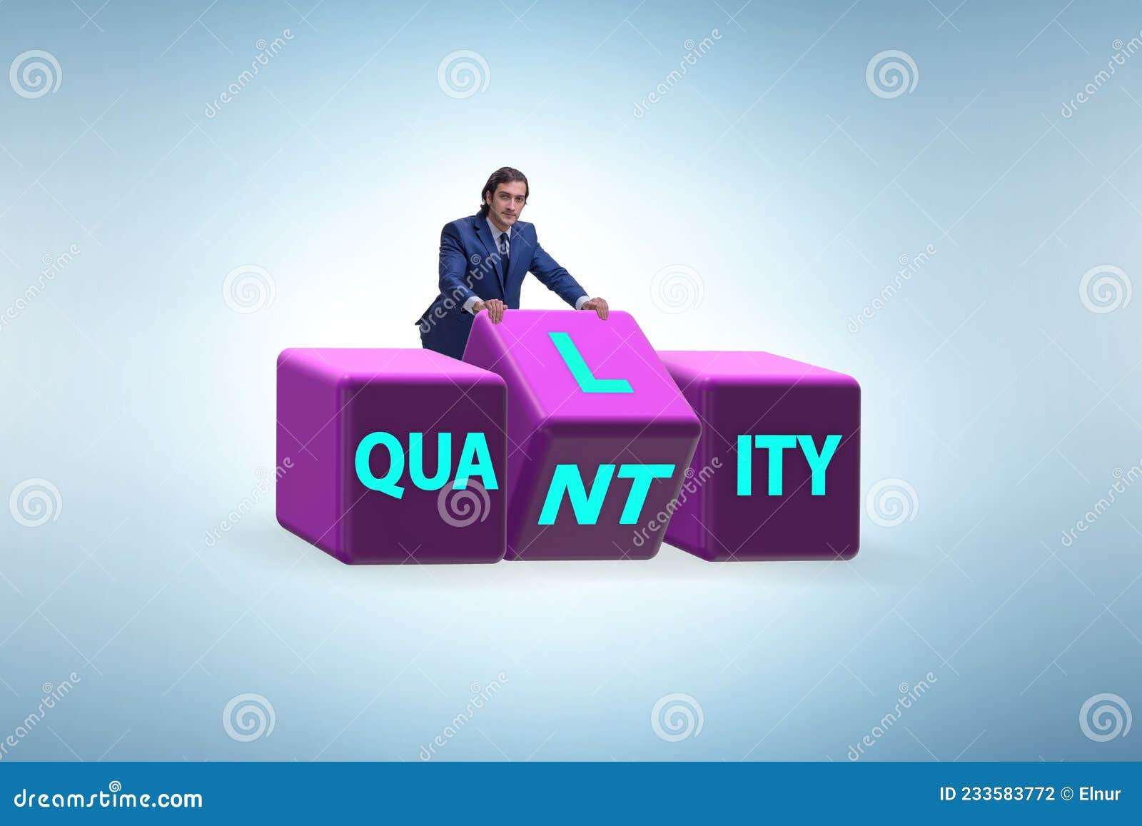 Dilemma of Quantity Versus Quality Stock Photo - Image of choosing, measure: 233583772