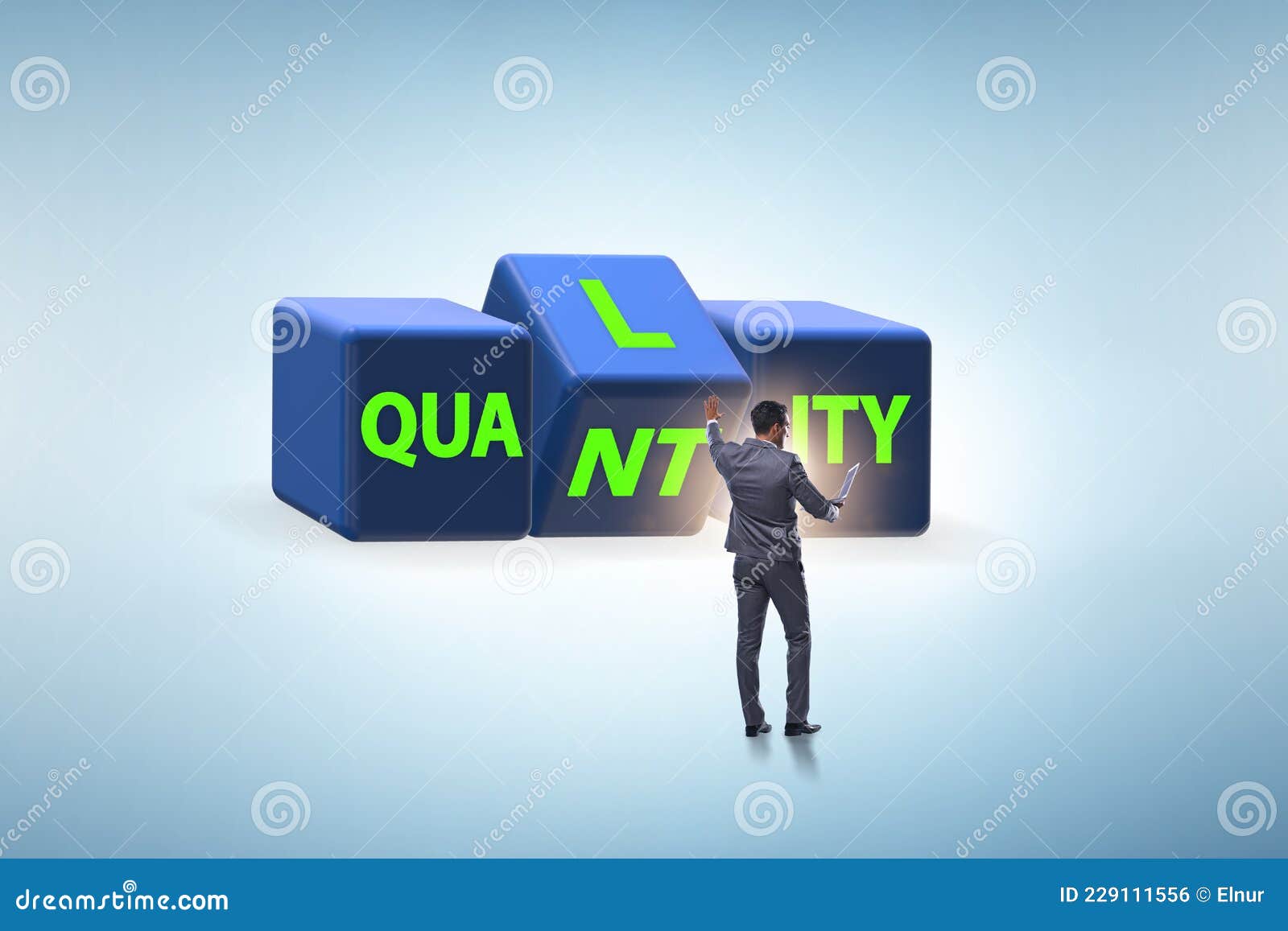 Dilemma of Quantity Versus Quality Stock Photo - Image of quality, text: 229111556