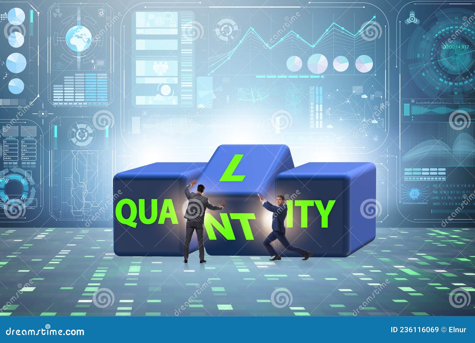 Dilemma of Quantity Versus Quality Stock Image - Image of product ...