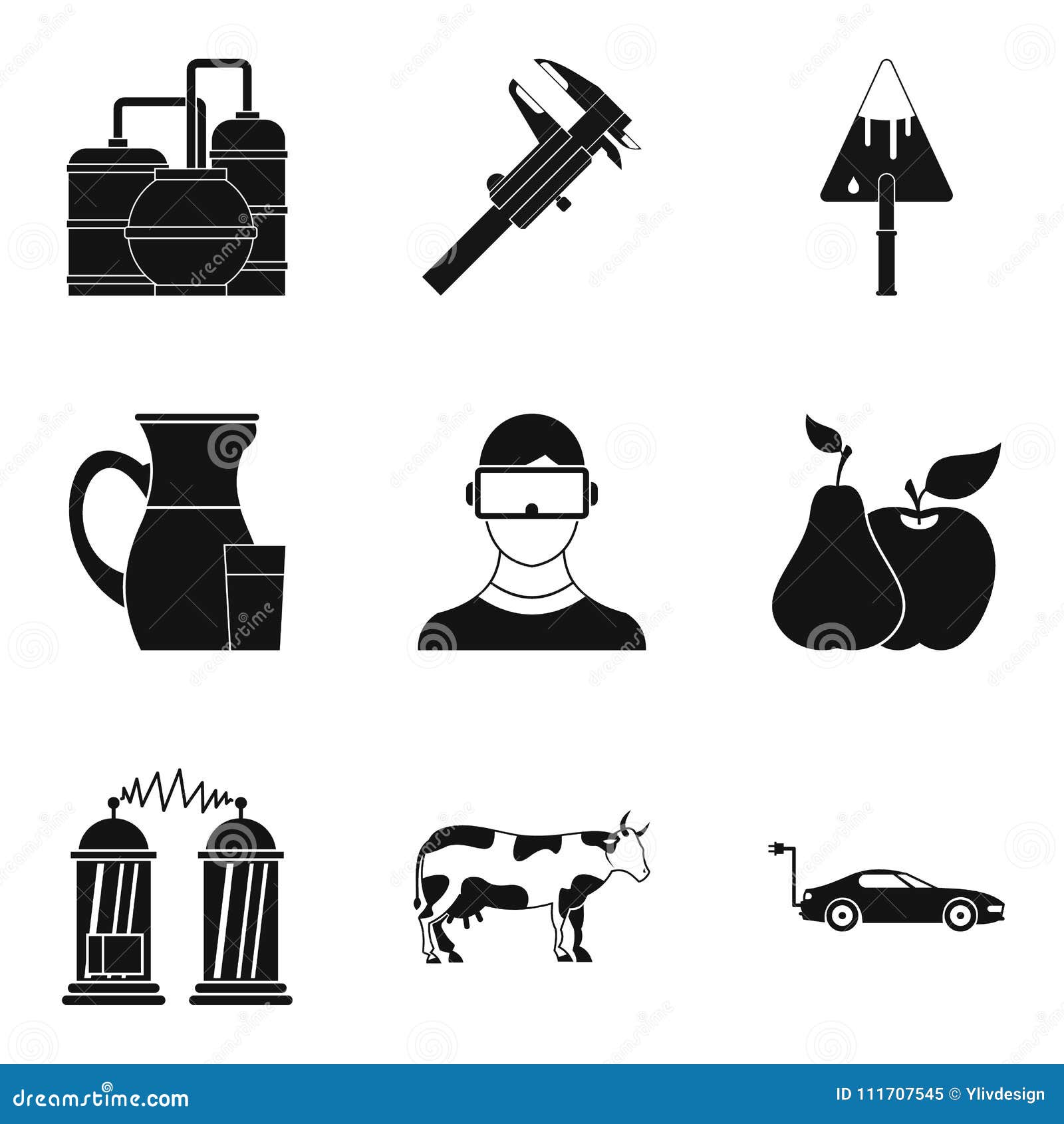 Diligence Icons Set, Simple Style Stock Vector - Illustration of ...