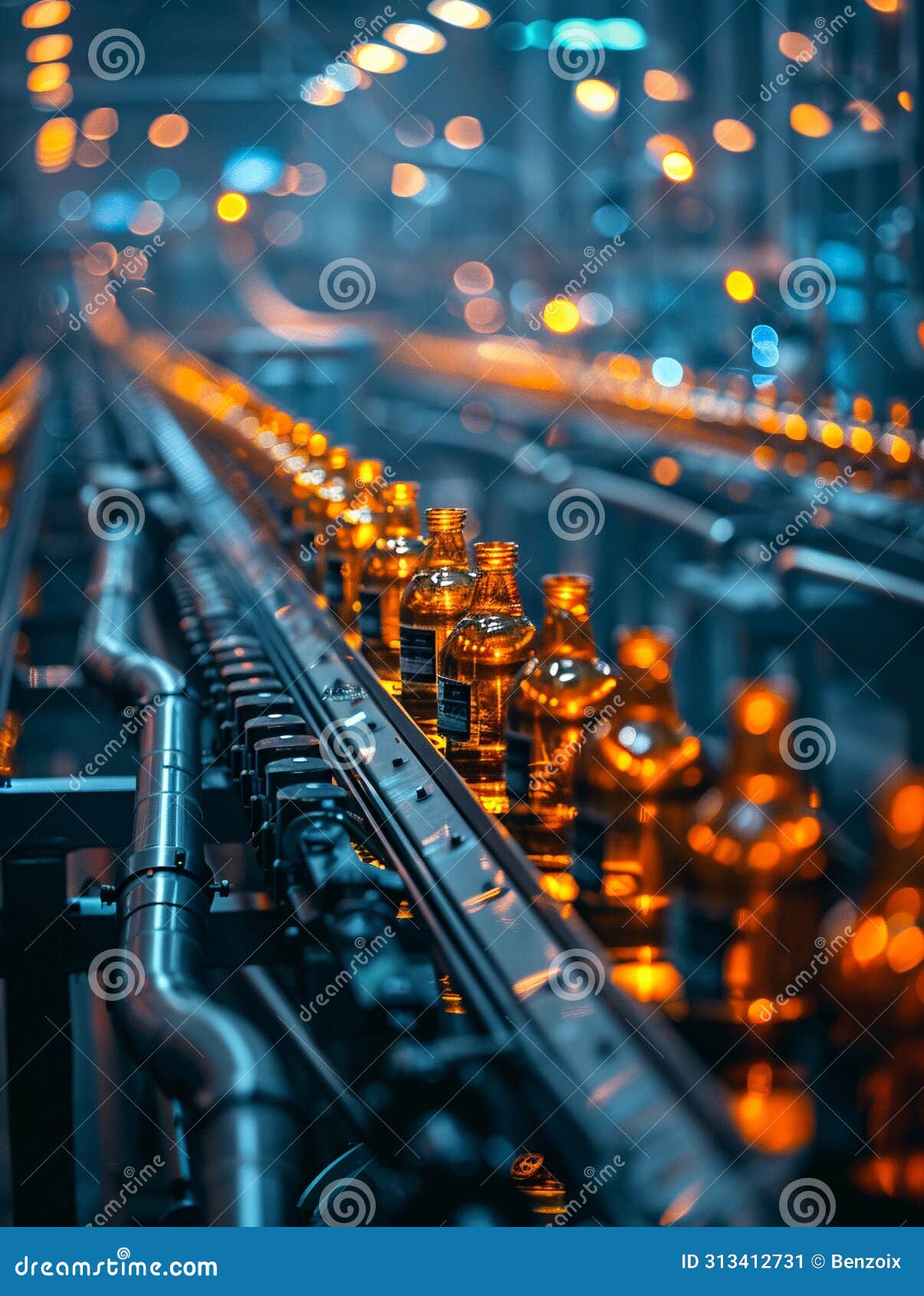 Diligent Factory Workers Operating Machinery in an Industrial Setting ...