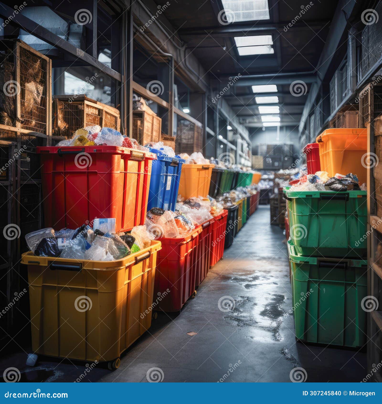 Diligent Hands Organize Recyclables into Designated Bins, Showcasing ...