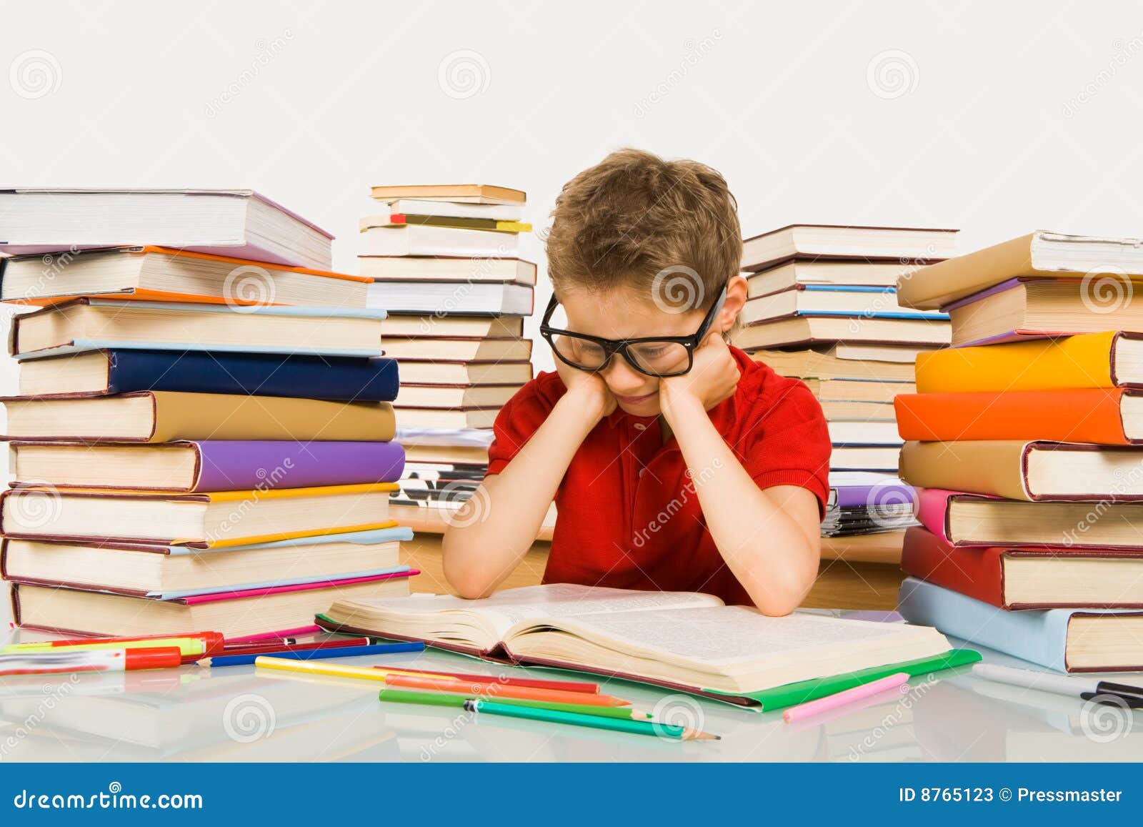 Diligent pupil stock image. Image of person, clever, knowledge - 8765123