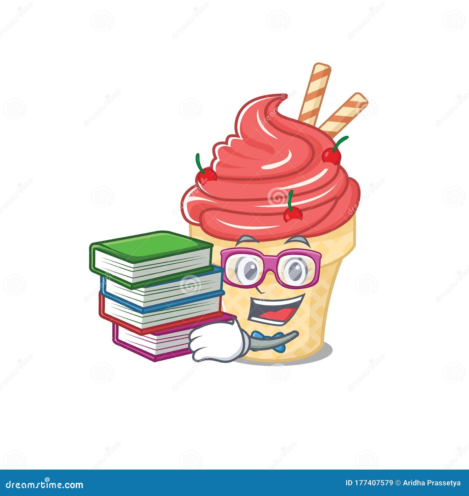 Diligent Student Girl Semi Flat Color Vector Character | CartoonDealer ...