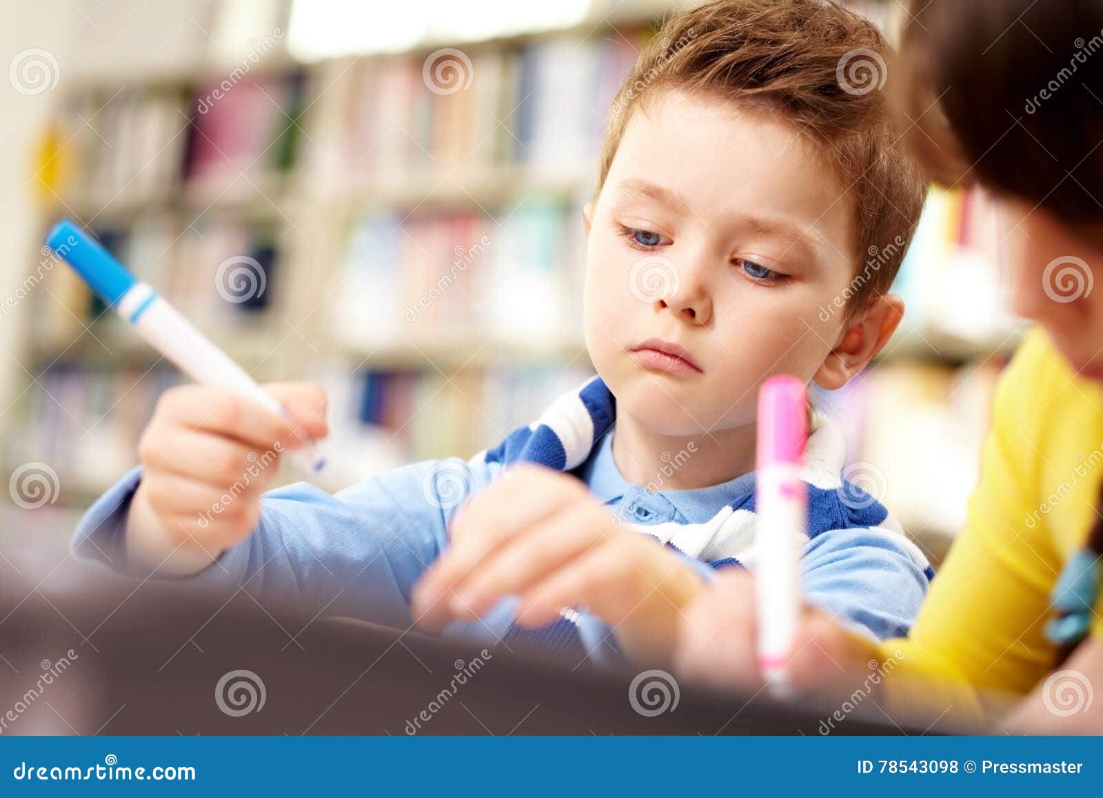 Diligent student stock photo. Image of library, education - 78543098