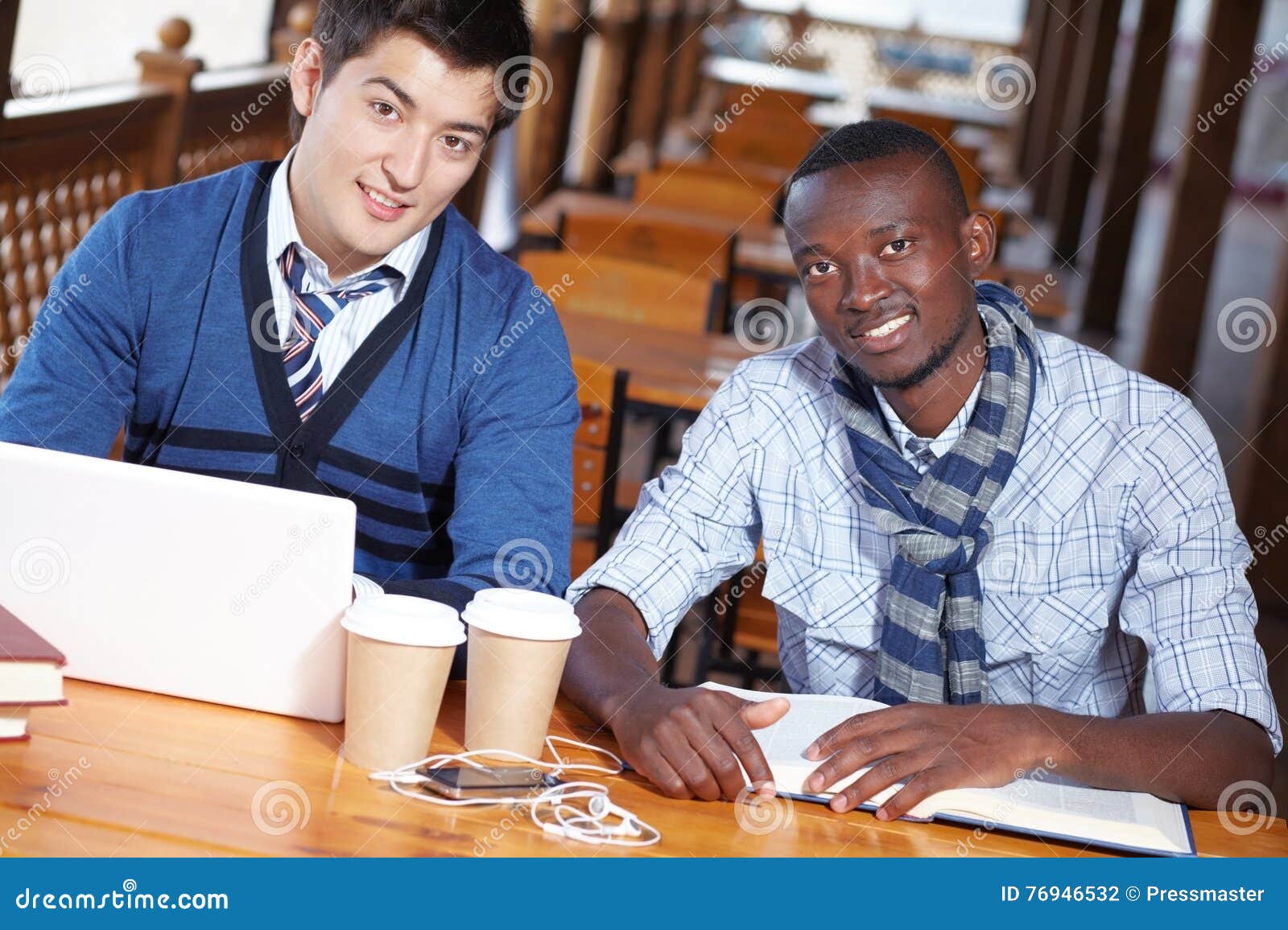 Diligent students stock photo. Image of learning, computer - 76946532