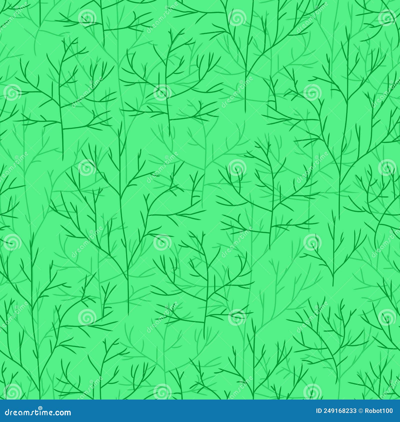 Dill Pattern Seamless. Spicy Herb for Food Background Stock Vector - Illustration of botany ...